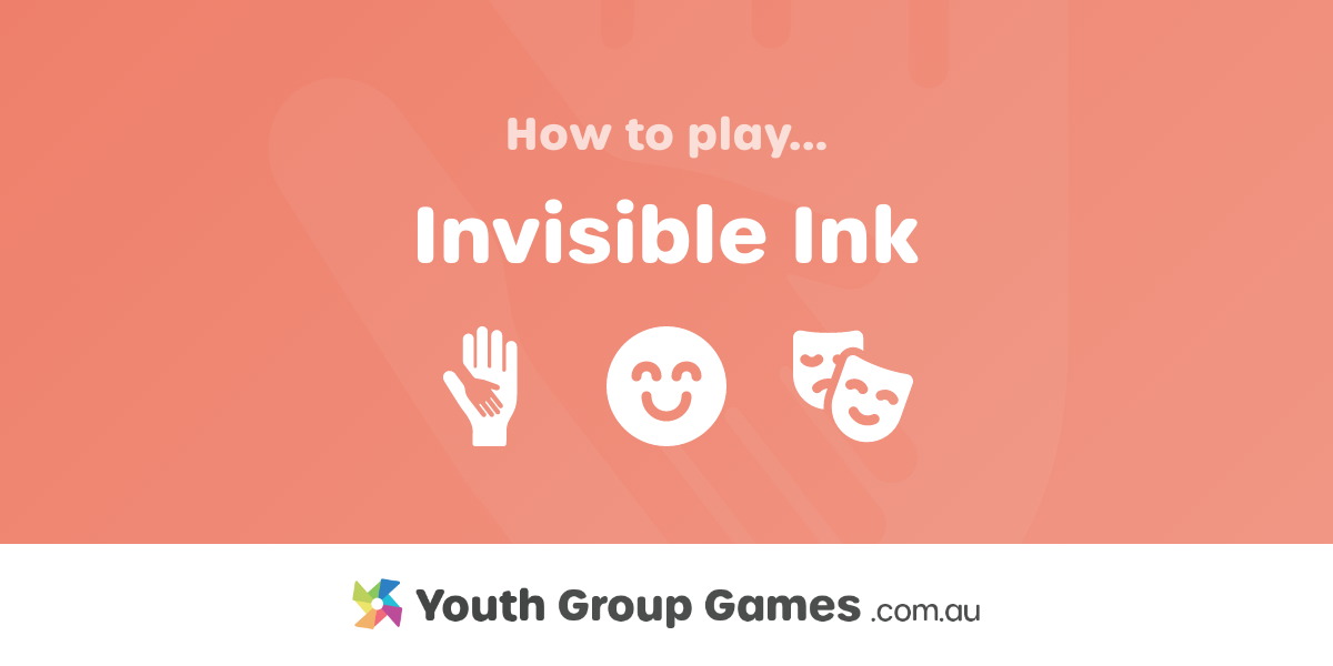 Invisible Ink | Youth Group Games